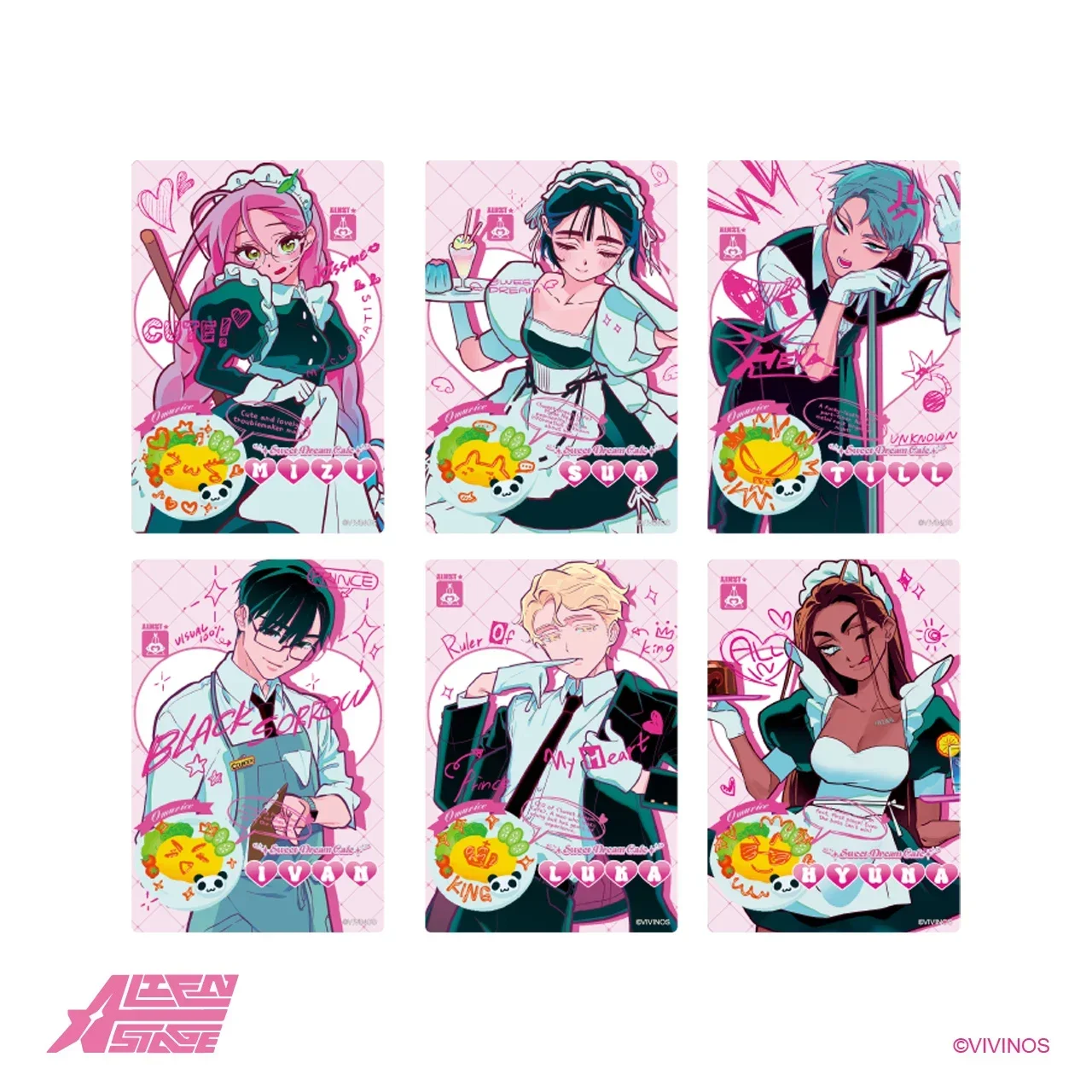 Official Anime Alien Stage Mizi Sua Till ivan Cosplay Acrylic Q Version ...