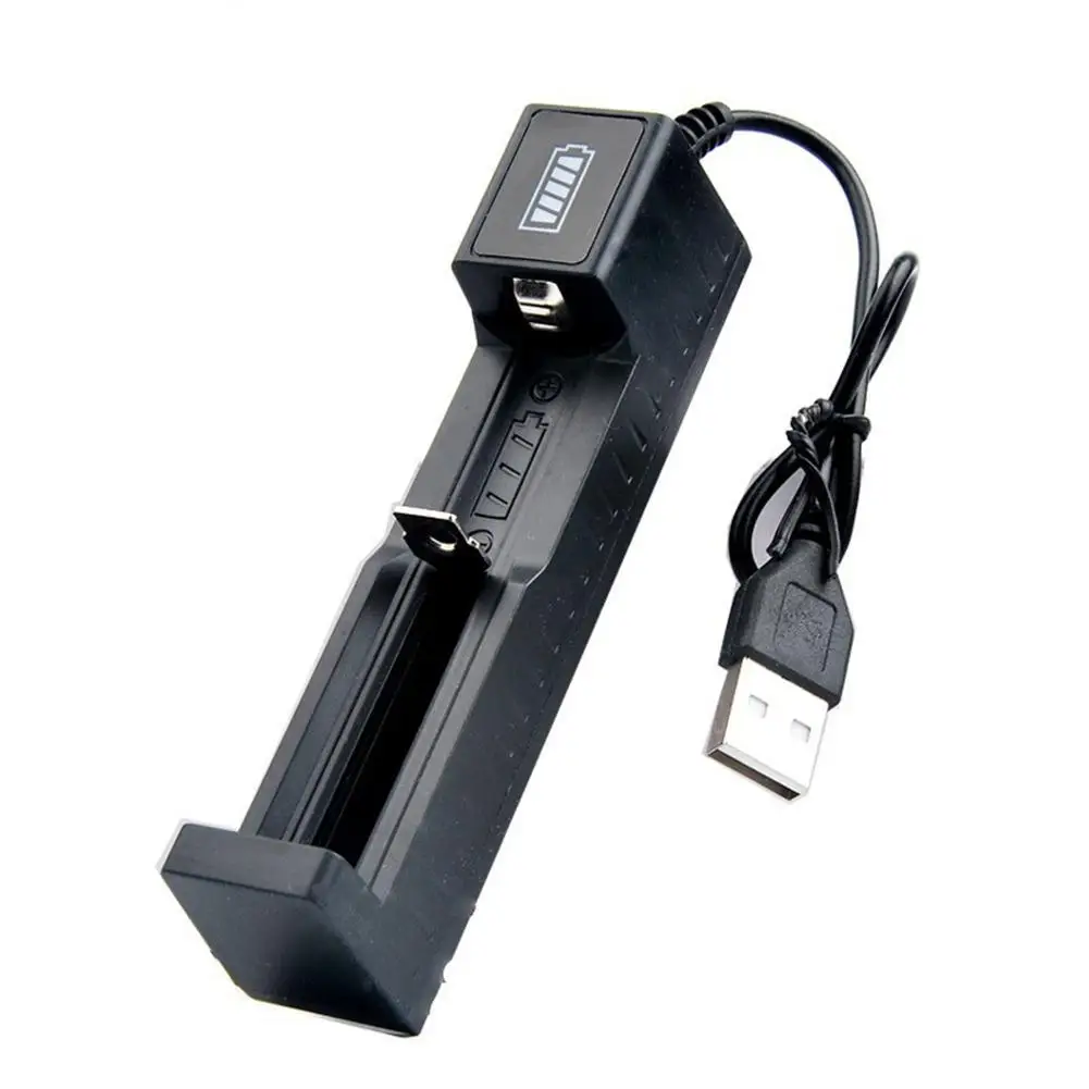 Battery Charger 1 Slot 18650 USB Universal Smart Quick Battery ...
