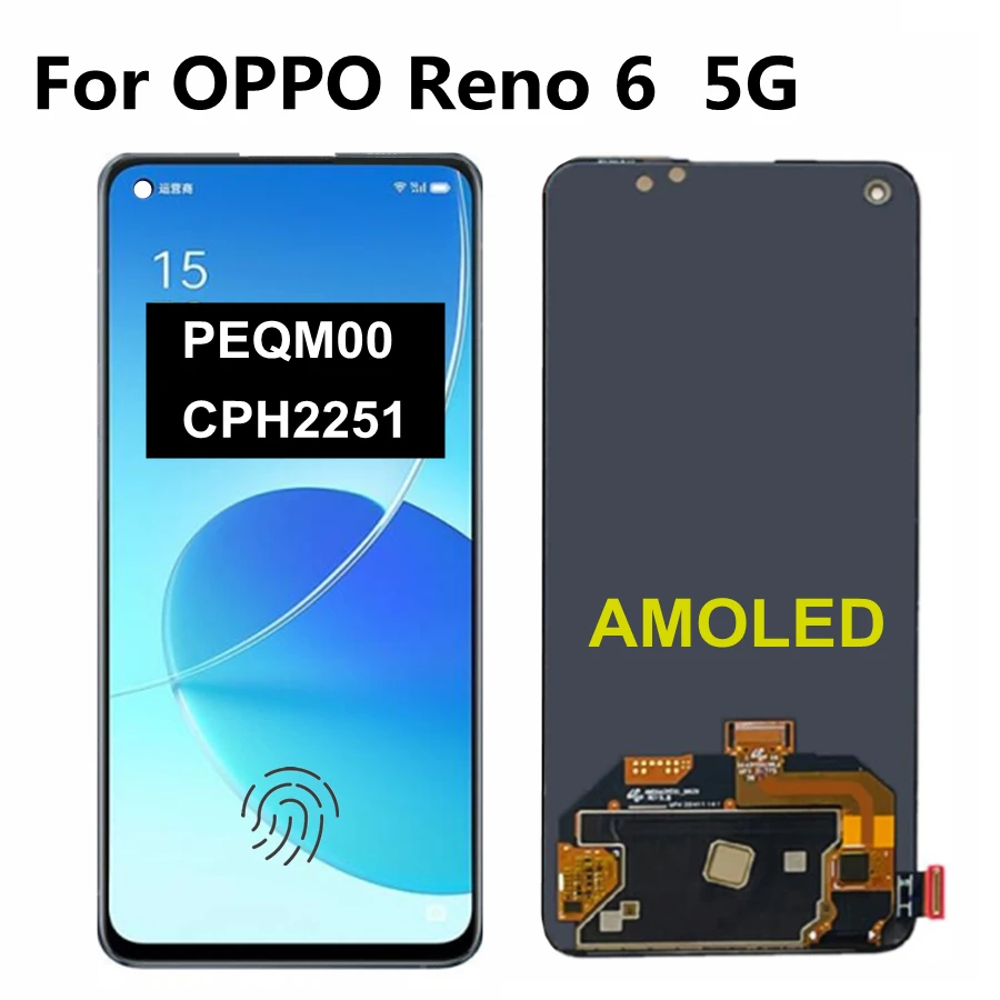 Oppo Reno 6 5g Screen Replacement | Digitizer Assembly Replacement | Lcd Touch Screen - Mobile ...