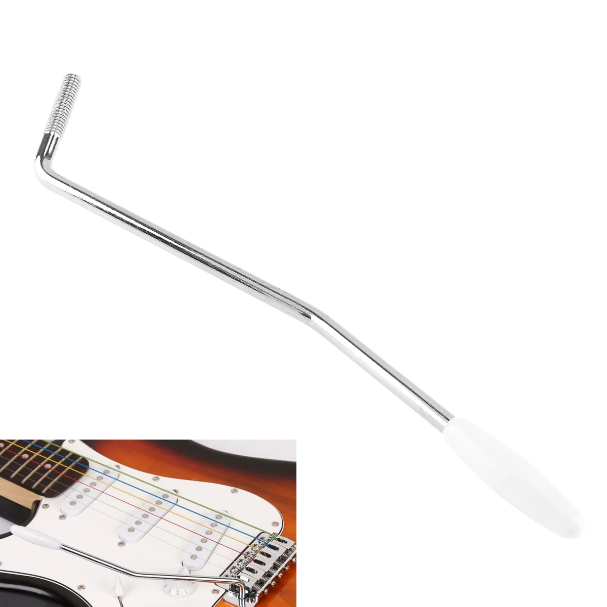 Silver 6mm Tremolo Arm Whammy Bar Vibrato Steel Strong Durability for ...