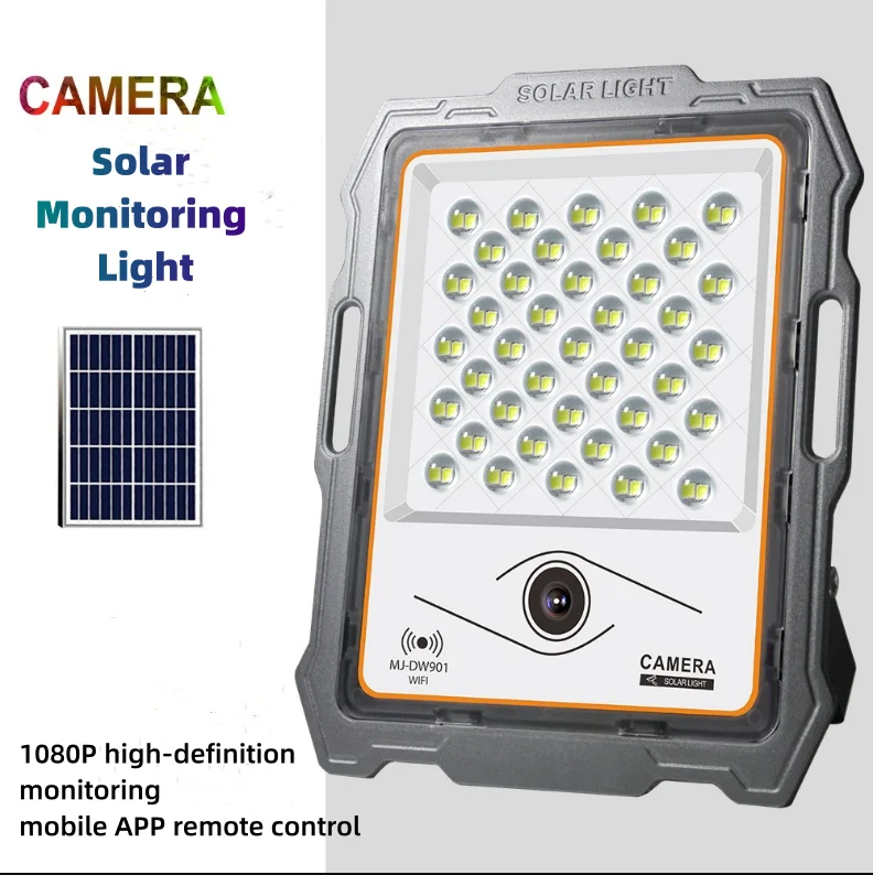 Solar-Monitoring-Light-Home-Courtyard-Security-1080P-Surveillance ...