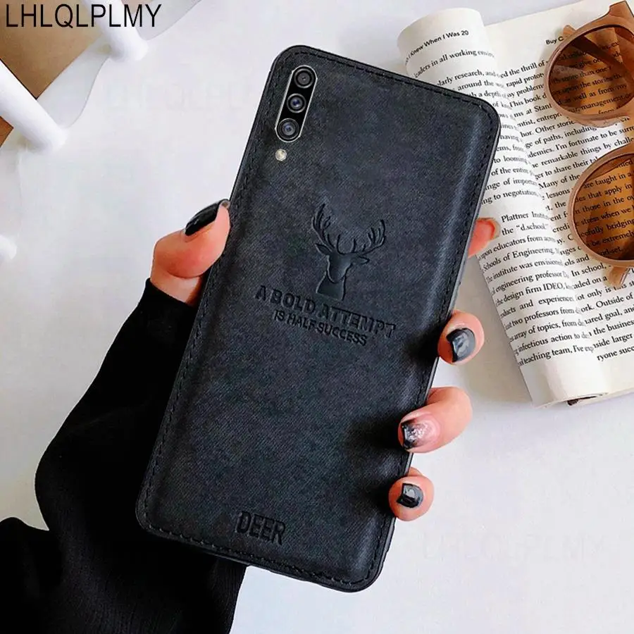 Fabric-Cloth-Deer-Pattern-Case-For-Samsung-Galaxy-S24-Ultra-Plus-A20 ...