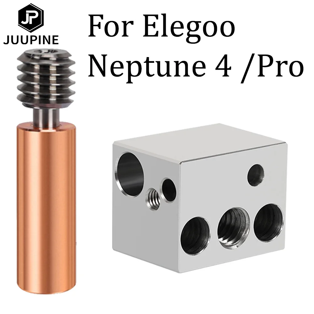 For Elegoo Neptune 4 Heated Block Heater Heat break For Elegoo Neptune ...