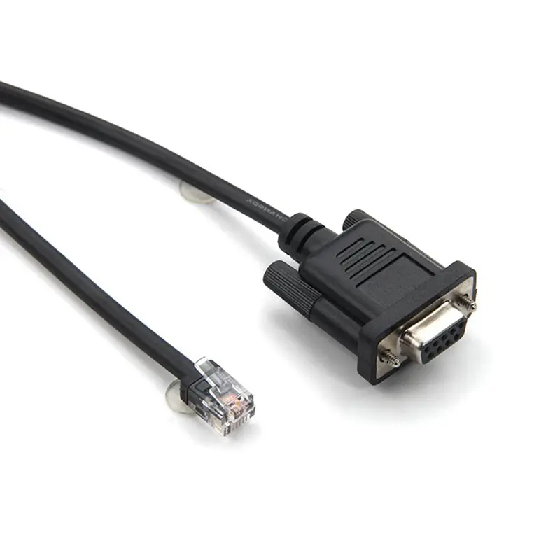 RS232 DB9 to RJ12 RJ11 RJ45 Extension Cable Male 6p6c 6p4c Crystal Head ...