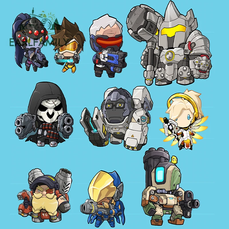 EARLFAMILY-Overwatch-Chibi-Characters-accesorios-para-coche-escolar ...