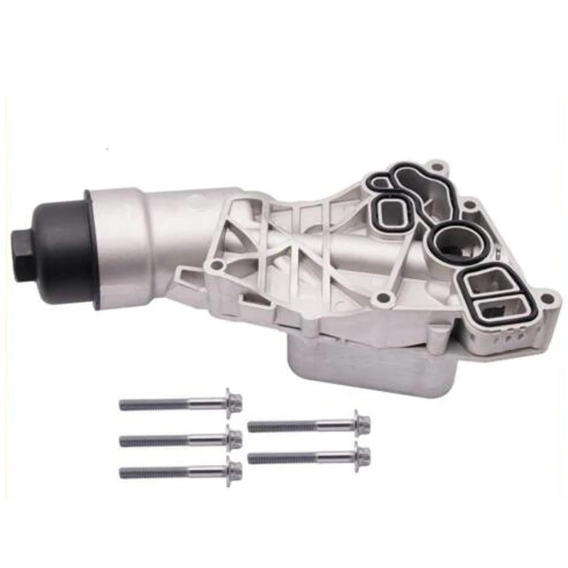 11428585235 알루미늄 엔진 오일 필터 하우징 오일 쿨러 어셈블리, BMW 2 'F45 F46 X1 F48 X2 F39 ...