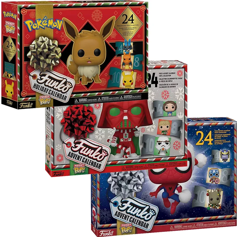 Pokemon-Adventskalender-Box-Actionfiguren-Spielzeug-Spider-Man-Pikachu ...