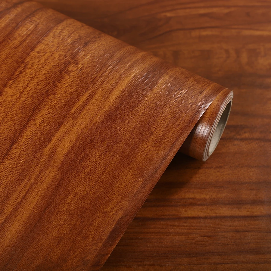 Waterproof-PVC-wood-grain-stickers-self-adhesive-wallpapers-wardrobes ...