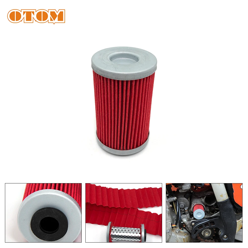 OTOM Motorcycle 77038005044 Oil Filter High Quality Filter Paper For ...