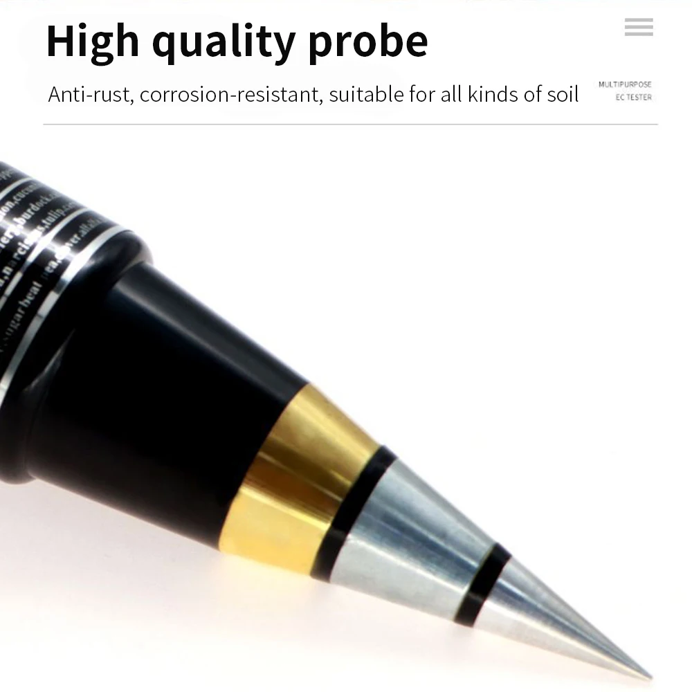 Le noir - Testeur portable'humidité du sol PH 3 ~ 8PH, sans batterie ...