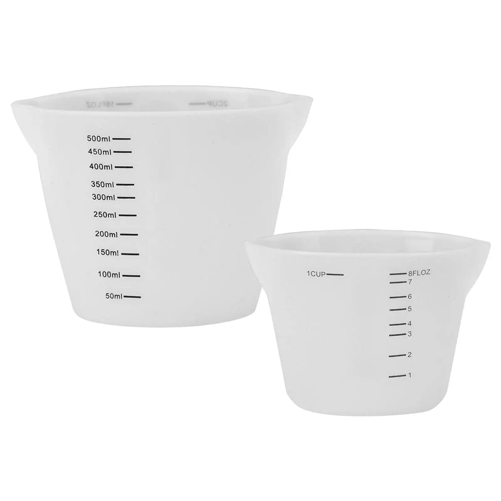 Reusable-Silicone-Measuring-Cup-Nonstick-Mixing-Cup-for-Kitchen-Baking ...