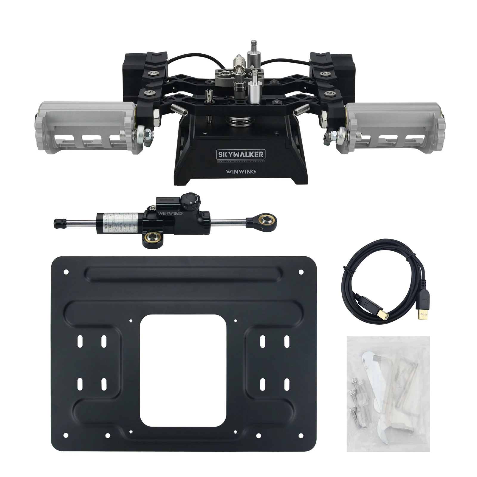 WINWING-R1-Standard-Damper-Edition-Orion-Metal-Flight-Simulator-Rudder ...