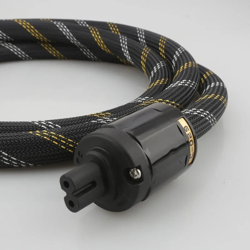 P118 HiFi Audio AC Power Cable EU/US Plug Figure 8 C7 IEC Female for CD ...