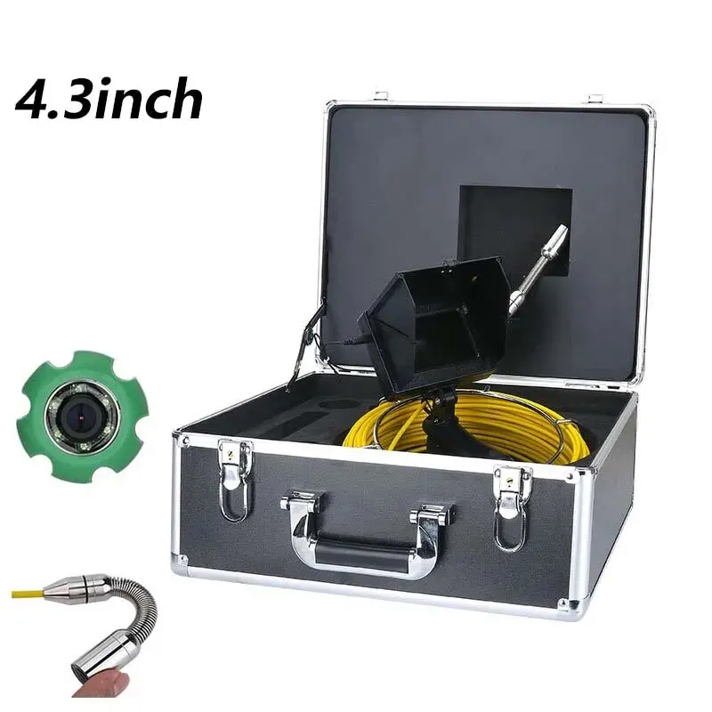 Endoscope-Camera-Pipe-Inspection-Video-Camera-4-3-Monitor-DVR-IP68 ...