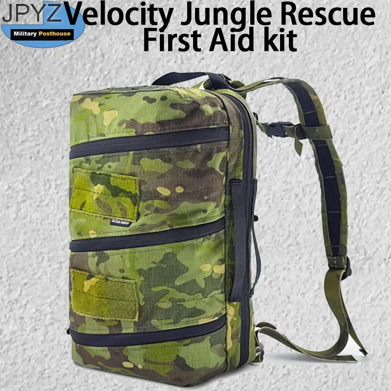 Velocity Jungle Rescue First Aid kit Outdoor Commuter Camping Backpack ...