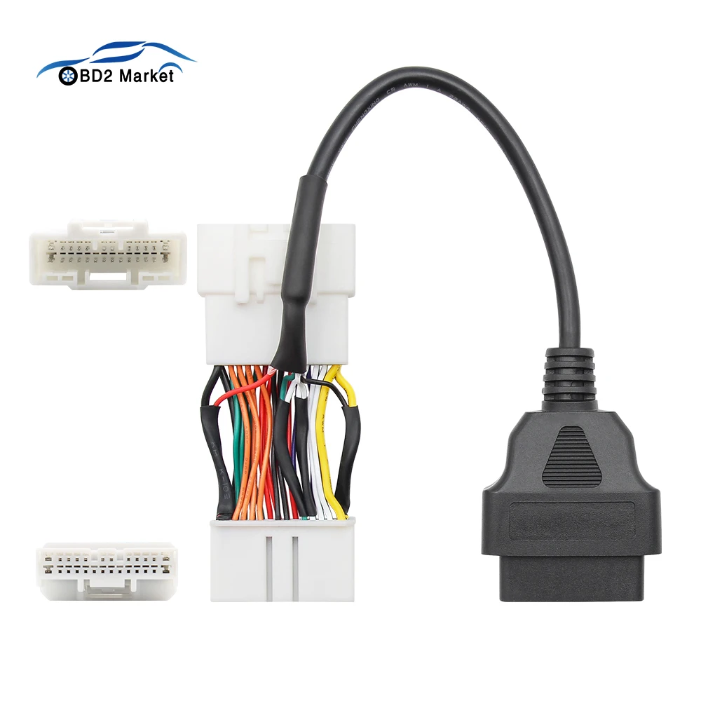 for-Tesla-OBD2-Diagnostic-line-12-20-26pin-to-16pin-Adapter-Cable-Model ...