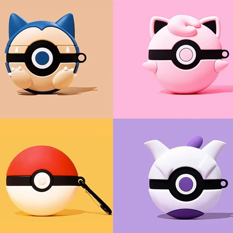 Cute Pokemon Bulbasaur 3D Silicone Case for Apple Airpod 1/2 3 Pro 2 ...