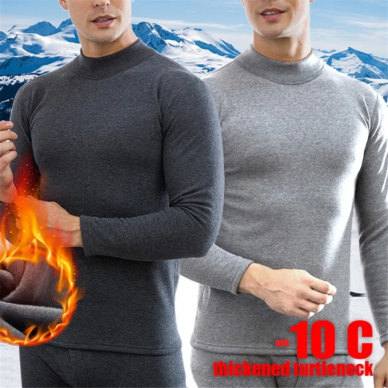 Winter-Men-Thermal-Underwear-Warm-Soft-Cotton-Fleece-Lined-Warm-Panels ...