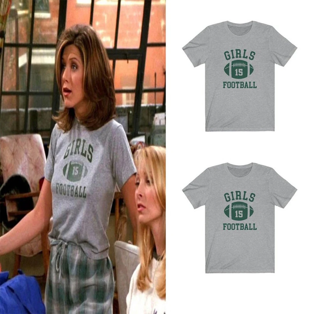Rachel Green Girls Football T Shirt Friends Tv Show Shirt Girl Power ...