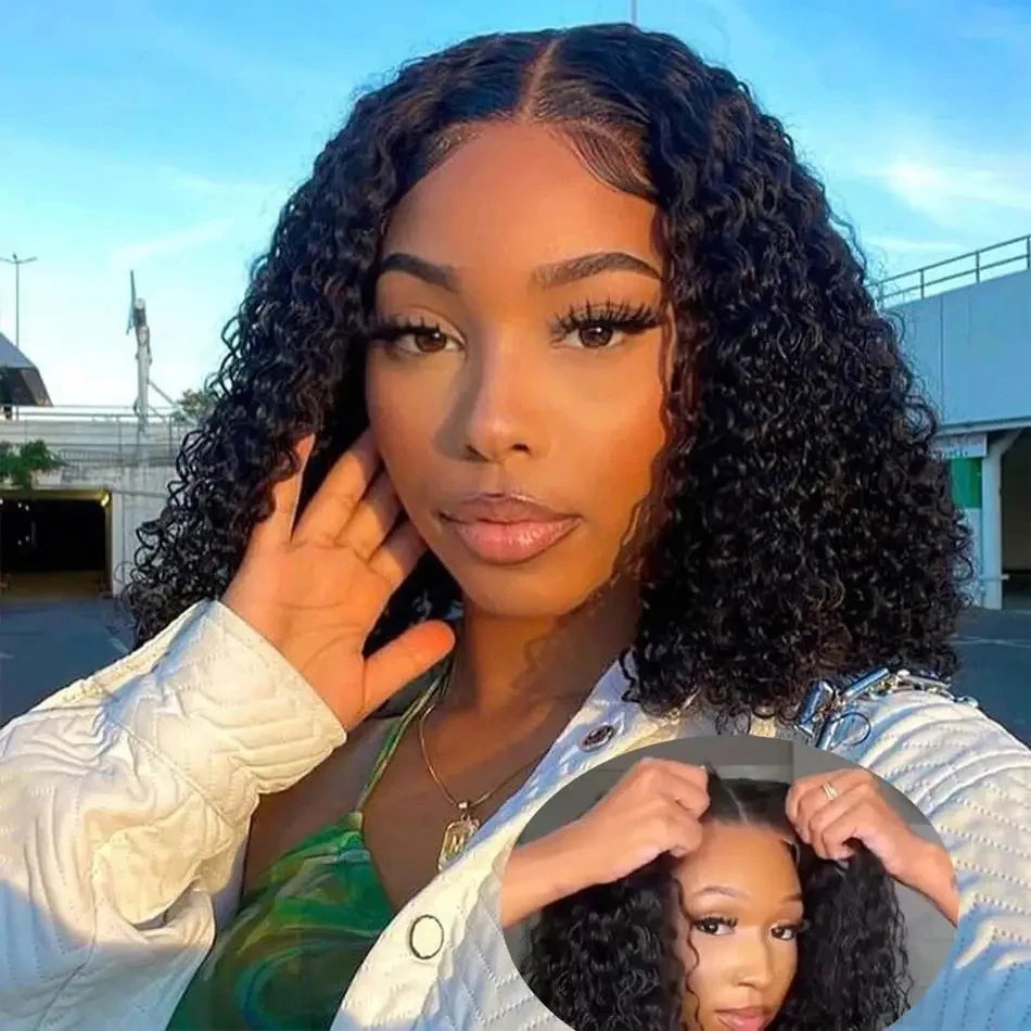 16 inch Deep Wave Bob Wig Human Hair 13x4 Deep Wave HD Lace Front Wig 16-inch-deep-wave-bob-wig-human-hair-13x4-deep-wave-hd-lace-front-wig