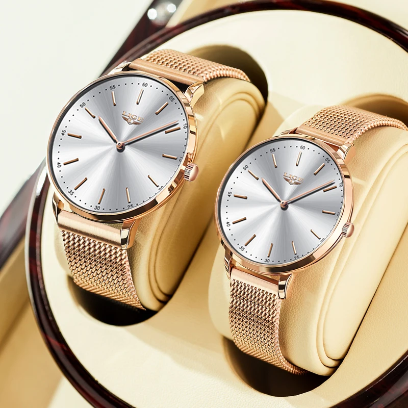 LIGE-Couple-Watches-for-Lovers-Ultra-Thin-Mens-Quartz-Wristwatch ...
