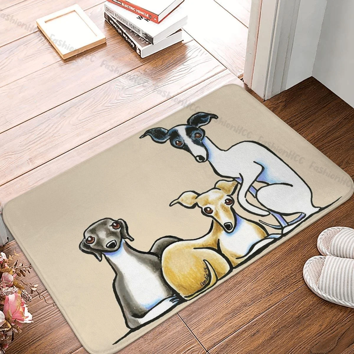 Geryhound-Greyhounds-Dog-Bedroom-Mat-Italian-Trio-Doormat-Flannel ...