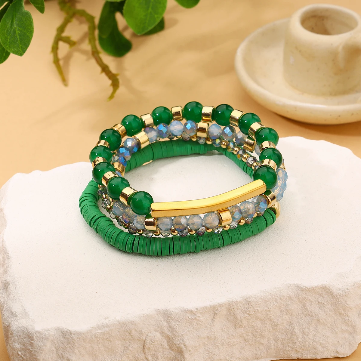4-Chain-Set-Light-Luxury-Niche-Decorative-Bracelet-Crystal-Beaded ...