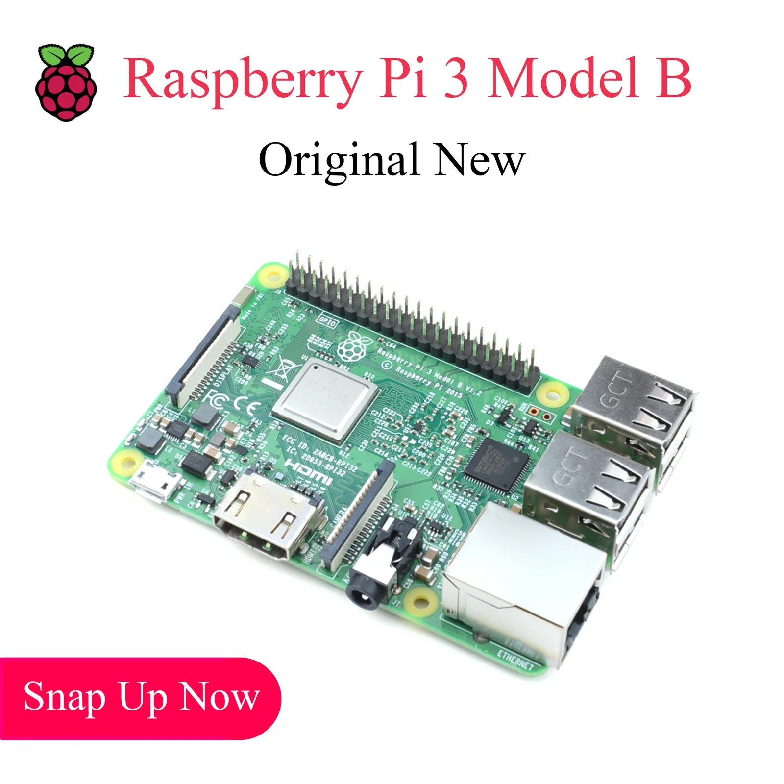 Raspberry-Pi-3-Modelo-B-e-3B-Placa-de-Desenvolvimento-Novo-Chip-CPU-4 ...