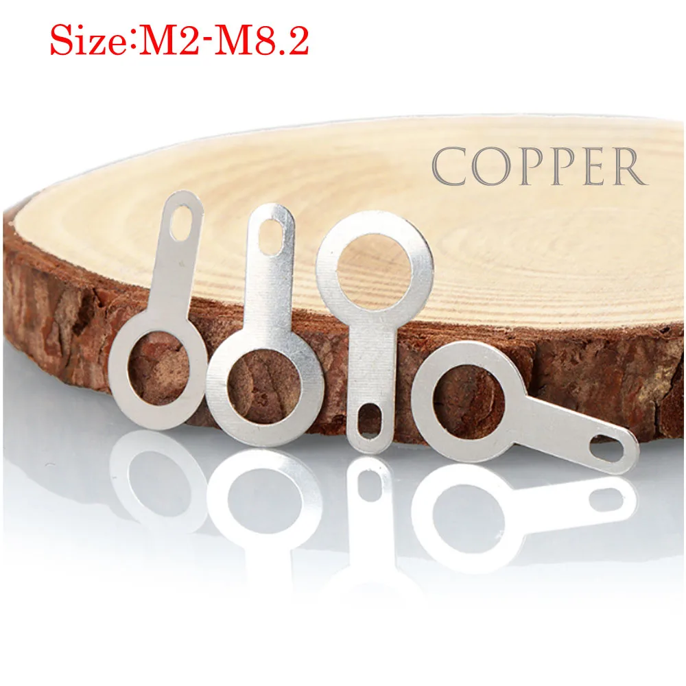 50-500pcs-Round-Single-Head-Wire-Ear-Copper-Lugs-Brazing-Lug-Cable-Hole ...