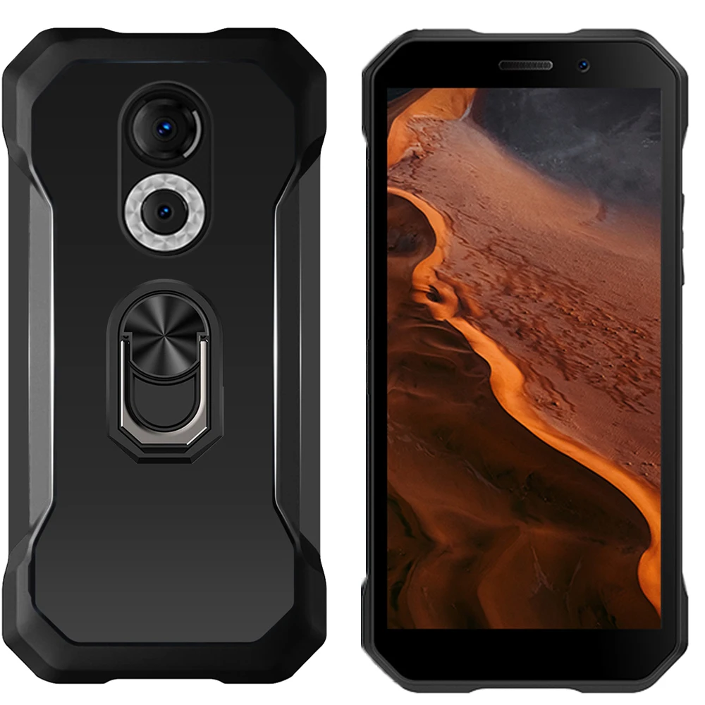 Case for Doogee S61 Ring Holder Soft TPU Phone Cover For Doogee S61 Pro ...