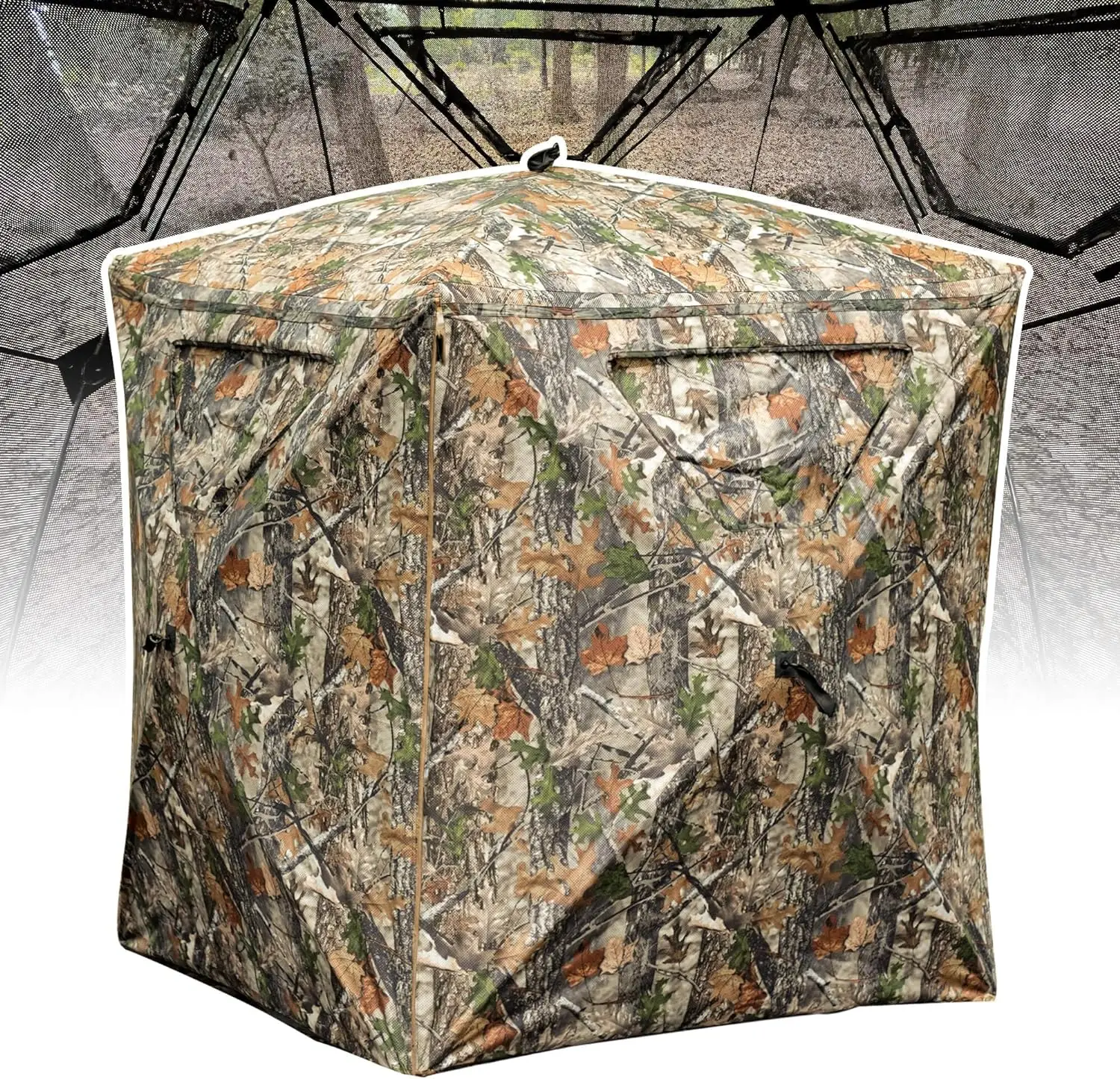 Hunting-blinds-for-deer-hunting-2-3-people-260-degree-see-through-pop ...