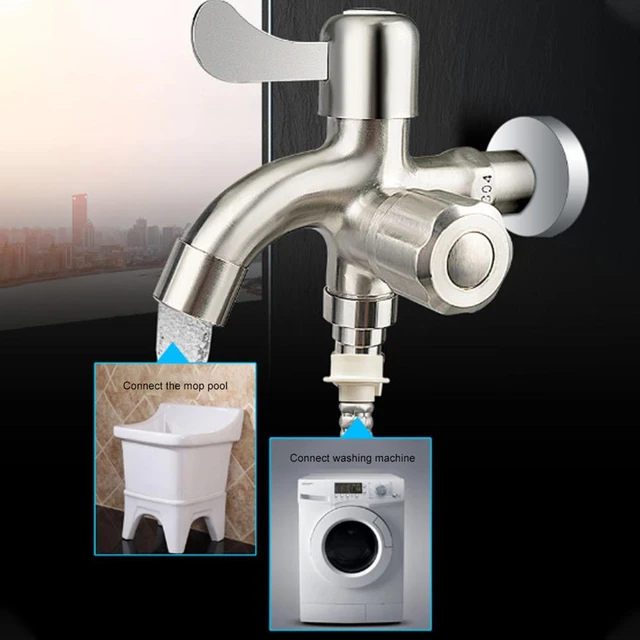 Washing Machine Water Tap Adaptor Inlet Hose Connector AB/, 45% OFF