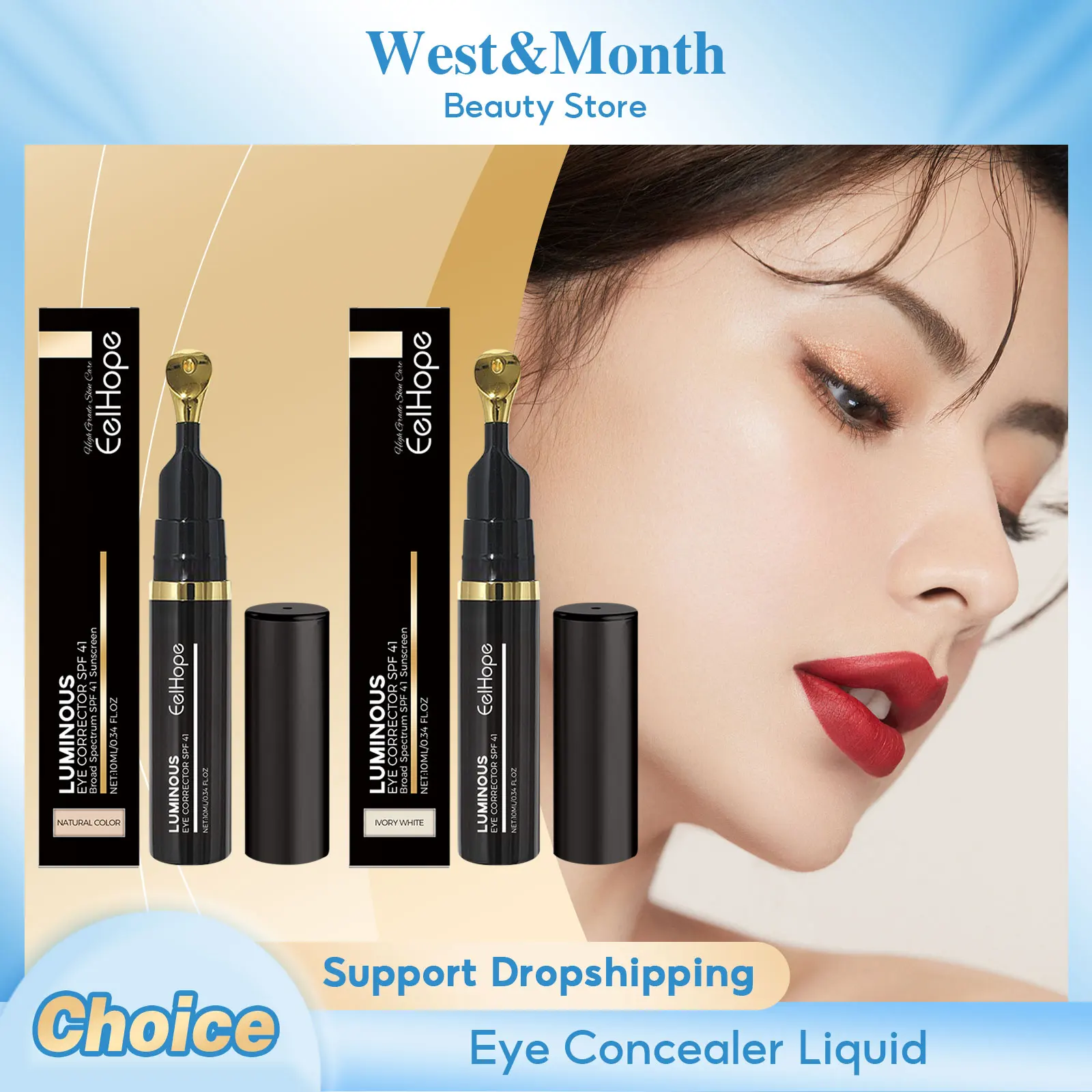 Eye Concealer Repair Liquid Lightening Dark Circles Shadow Matte ...