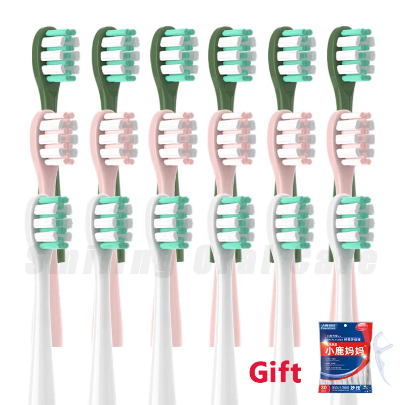 6-12PCS-ShowSee-D1-D2-D3-Replacement-Electric-Toothbrush-Head-Soft ...