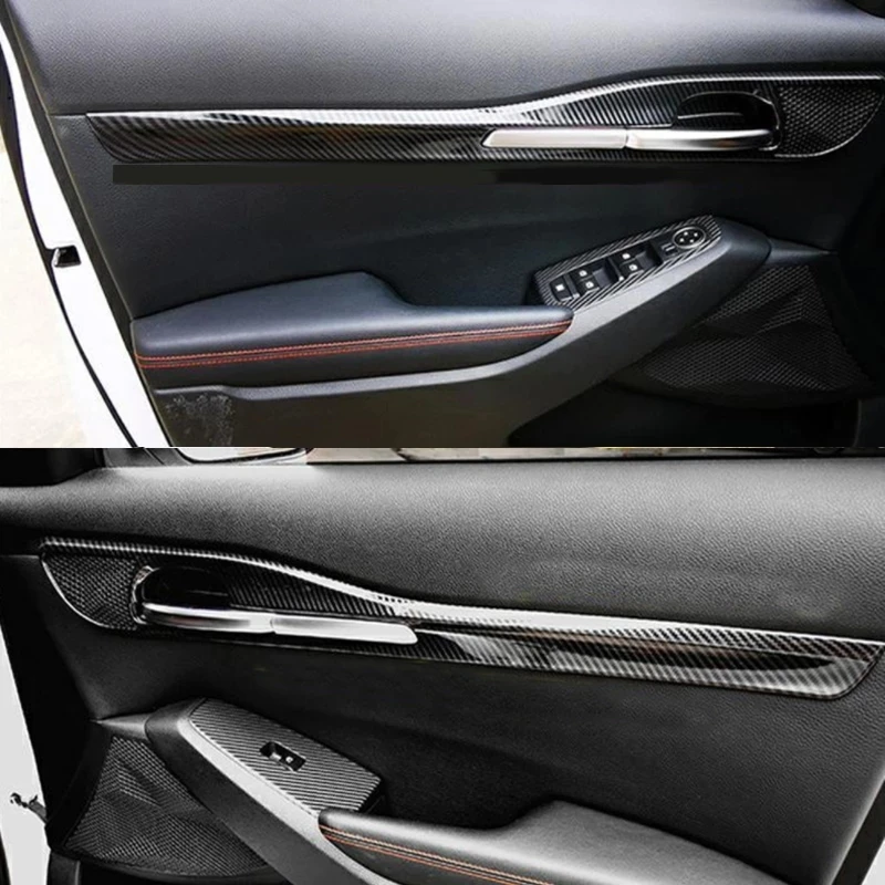 For-Kia-Seltos-2019-2020-2021-ABS-Carbon-Fiber-Interior-Door-Panel ...