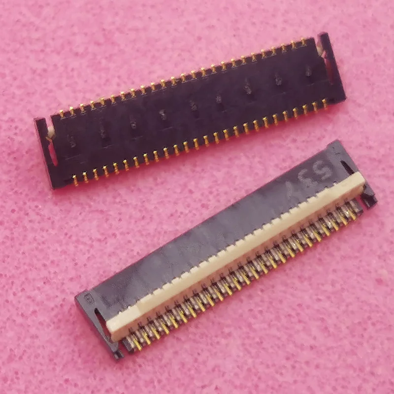 1-2Pcs-LCD-Display-Screen-Flex-Contact-FPC-Connector-Plug-On-Board-For ...