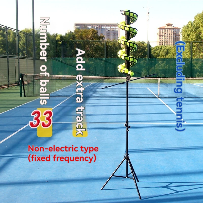 Pro-Tennis-Automatic-Ball-Machine-Crash-Ball-Trainer-Beginner-Kids ...