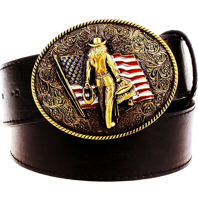 American-Flag-Wild-Western-Cowboy-Belt-Fashion-Men-Pu-Leather-Metal ...