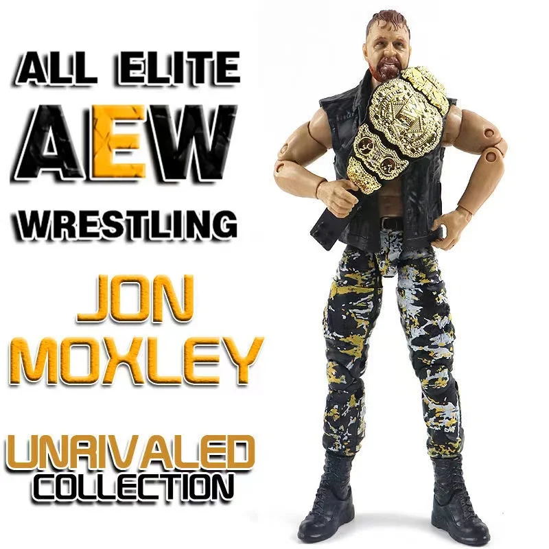WWE/AEW /WWF/WCW 레어 존 MOXLEY PVC 올 엘리트 레슬링 언매치 컬렉션 시리즈 2 & 3 액션 피규어, 6. ...