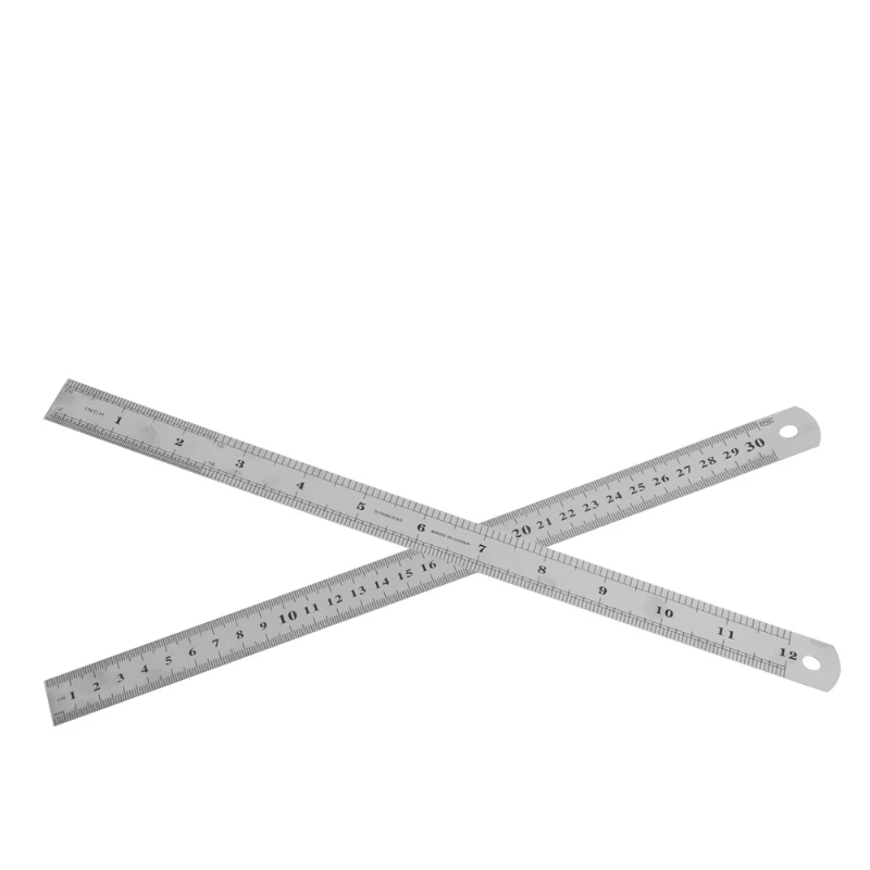 Double-Side-Stainless-Steel-Straight-Ruler-Metric-Rule-Precision ...