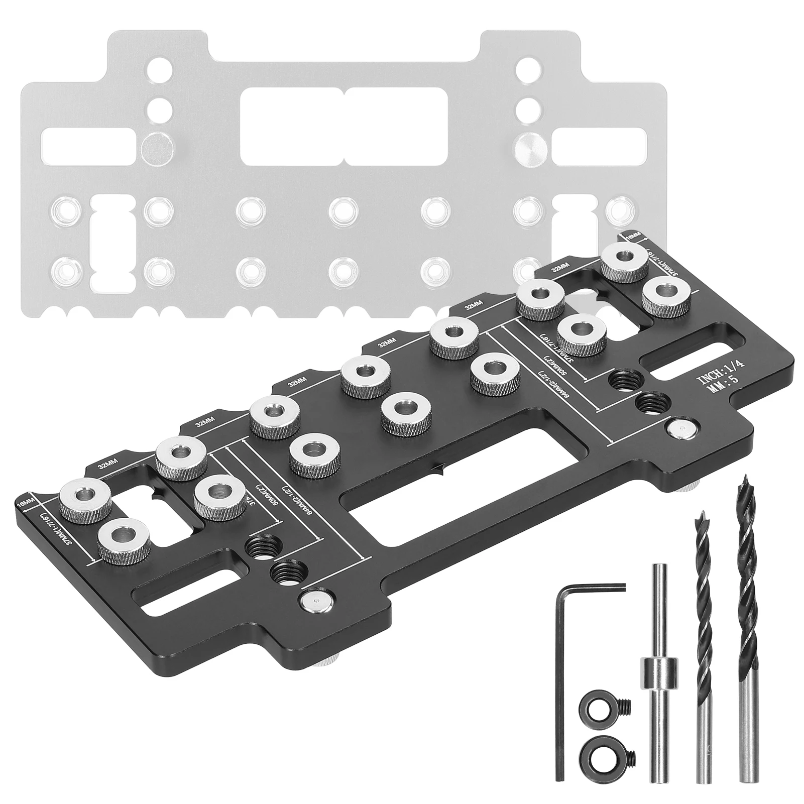 Holes-Punch-Locator-Cabinet-Hardware-Jig-Shelf-Pin-Drill-Guide-Hole ...