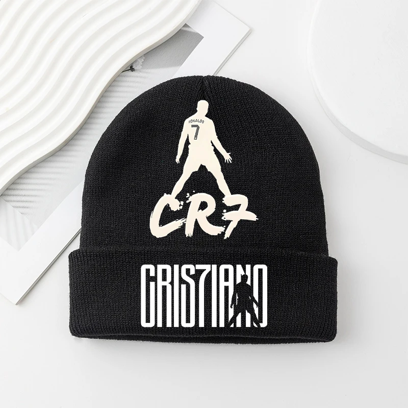 Cristiano Ronaldo Knitted Hat for Boys Men Outdoor Windproof Cap ...