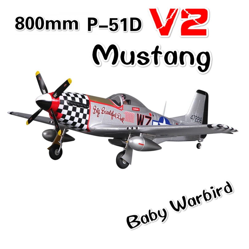 FMS-800mm-Mini-P51-P-15D-Mustang-V2-BBD-4CH-2S-EPO-PNP-RC-Airplane ...