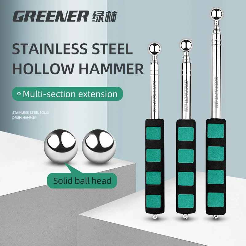 GREENERY-Multifunction-Telescopic-Self-Defense-Hammer-Empty-Drum-Hammer ...