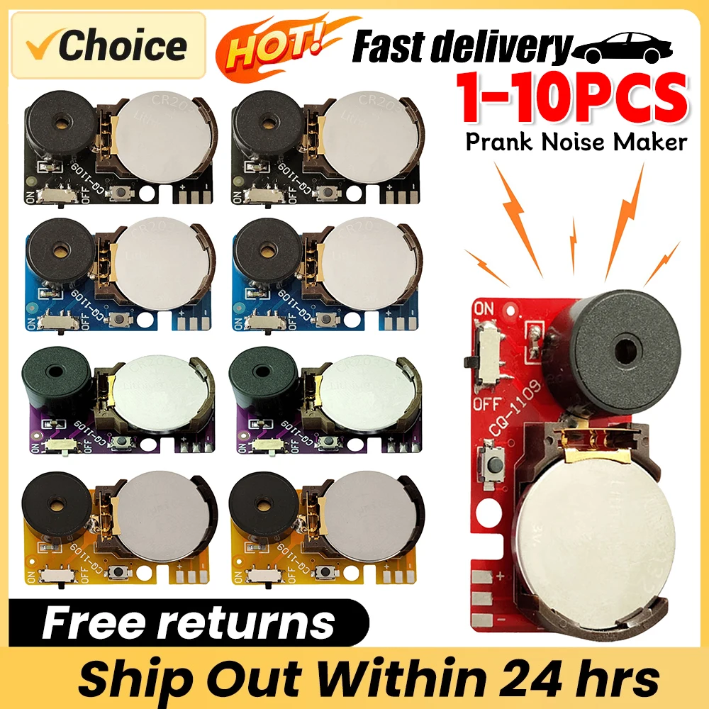 1-10Pcs-Cricket-Noise-Maker-Prank-Continuously-Annoying-Sound-PCB ...