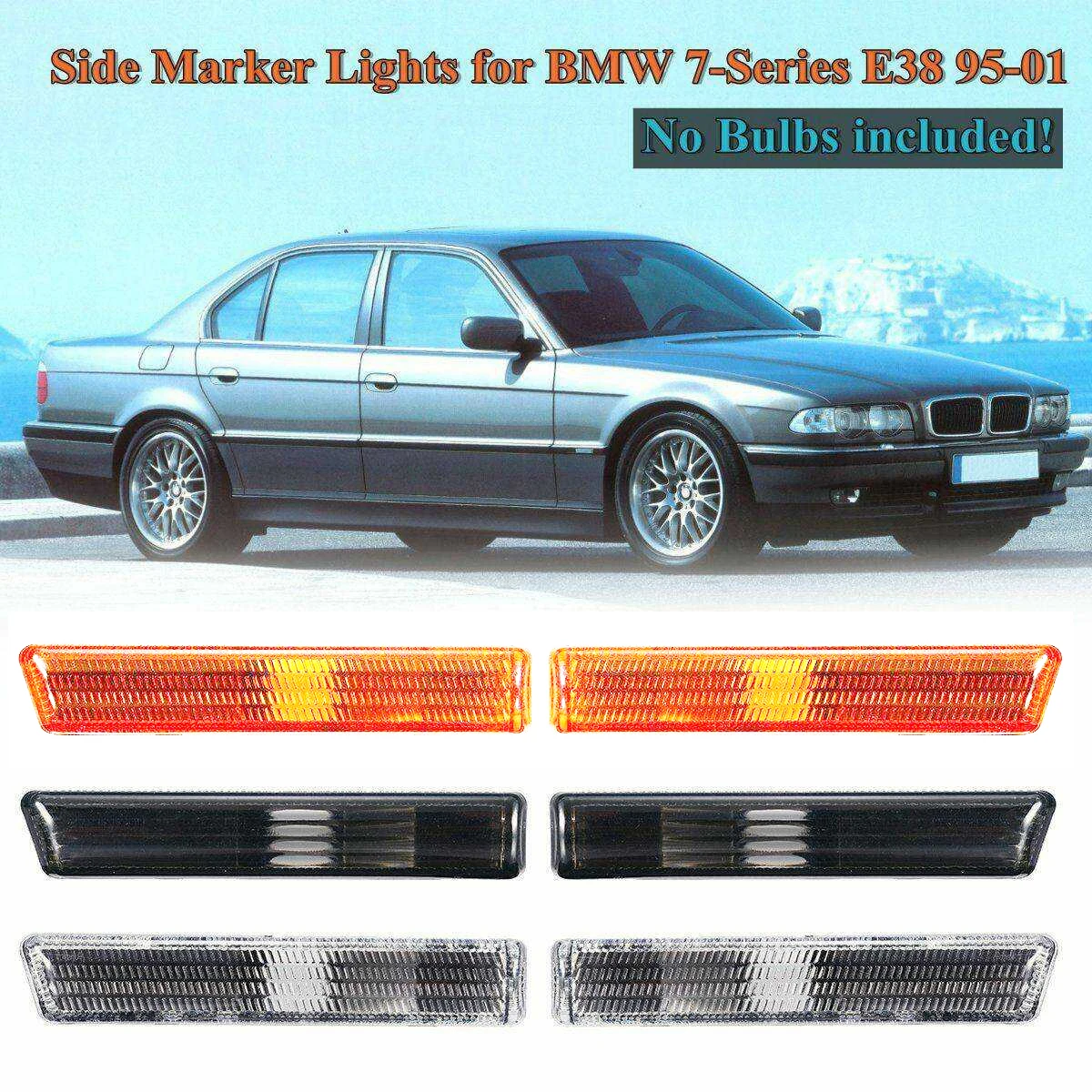 Turn Signal Side Marker Light for BMW 7 Series E38 1995 1996-2003 ...
