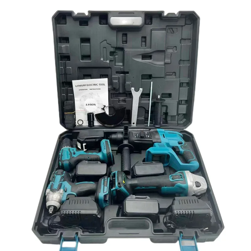 New-Hot-Selling-Cordless-Battery-Angle-Grinder-Rotary-Impact-Wrench ...