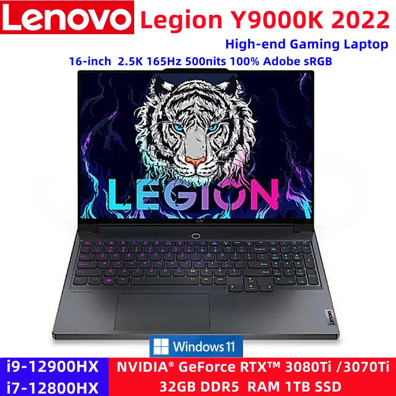 Lenovo Legion Y9000K 2022 Gaming Laptop 12th Intel i9-12900HX/i7-12800HX RTX3080Ti 16G/RTX3070Ti ...