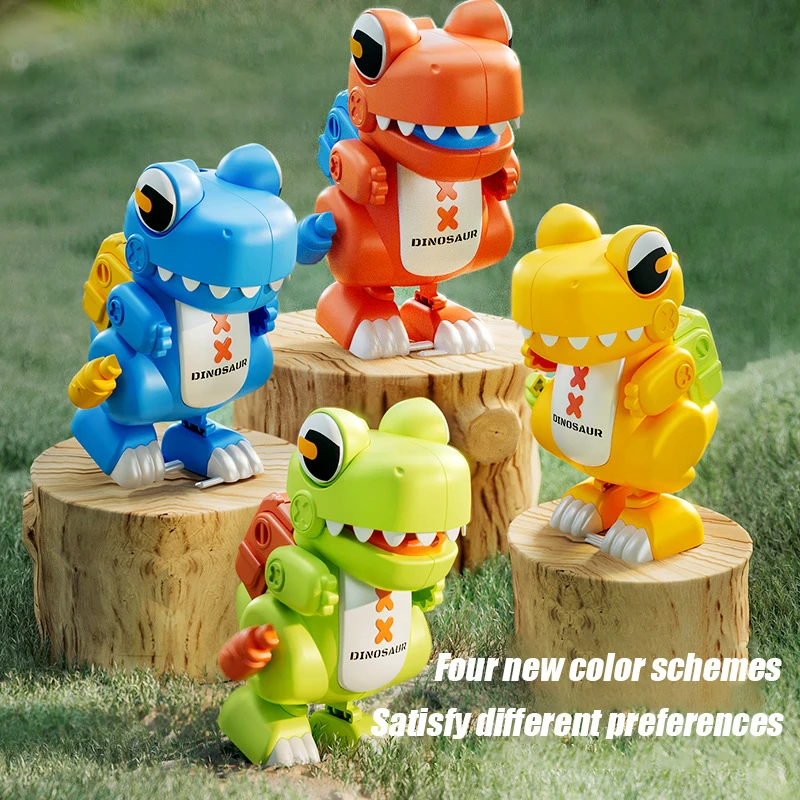 Cartoon Adorable Dinosaur Wind-Up Walking Toy Simulation Dinosaur ...