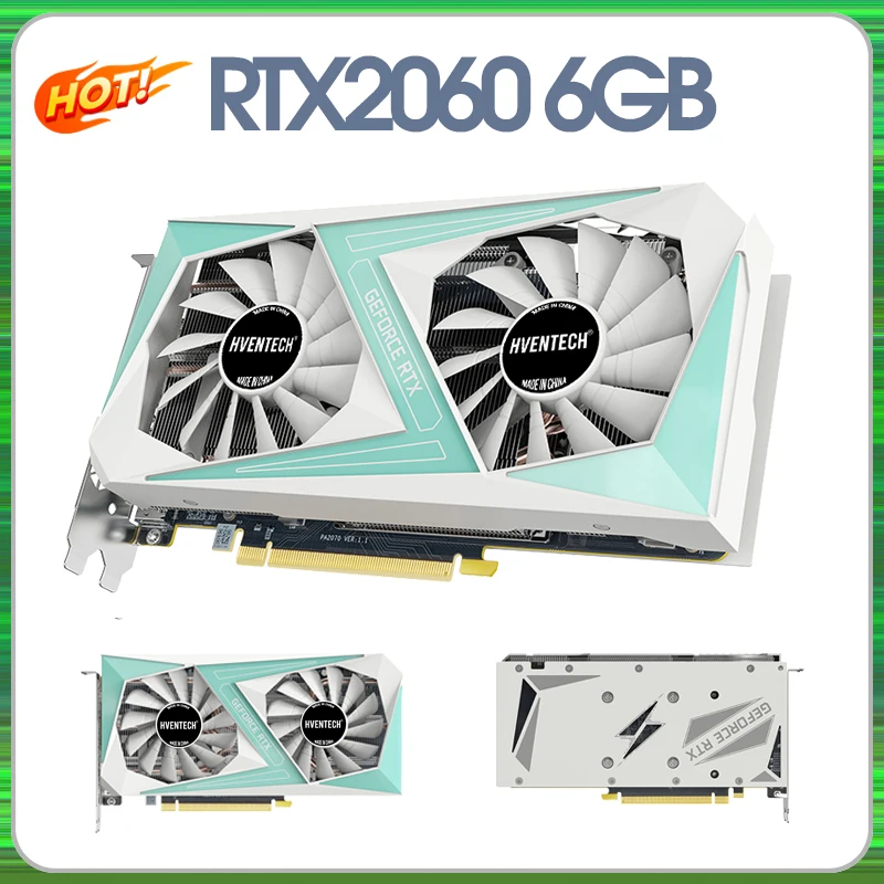 New-RTX-2060-6GB-Graphics-Card-GDDR6-192bit-GPU-Gaming-Video-Card ...
